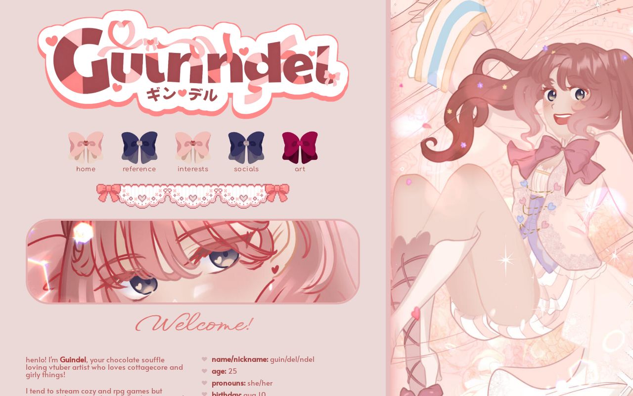 guinndel vtuber carrd